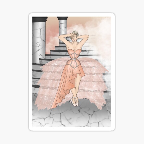"Starlet" Sticker for Sale by SunFishArt | Redbubble