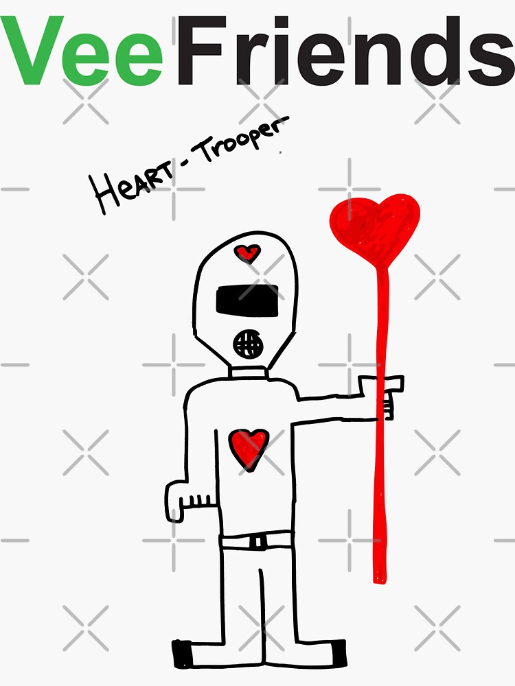 "Gary Vaynerchuk and VeeFriends - Heart Trooper" Sticker for Sale by ...