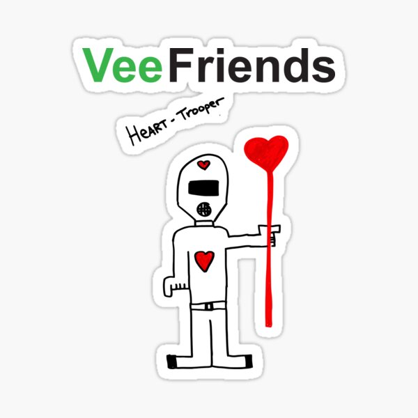 "Gary Vaynerchuk and VeeFriends - Heart Trooper" Sticker for Sale by ...