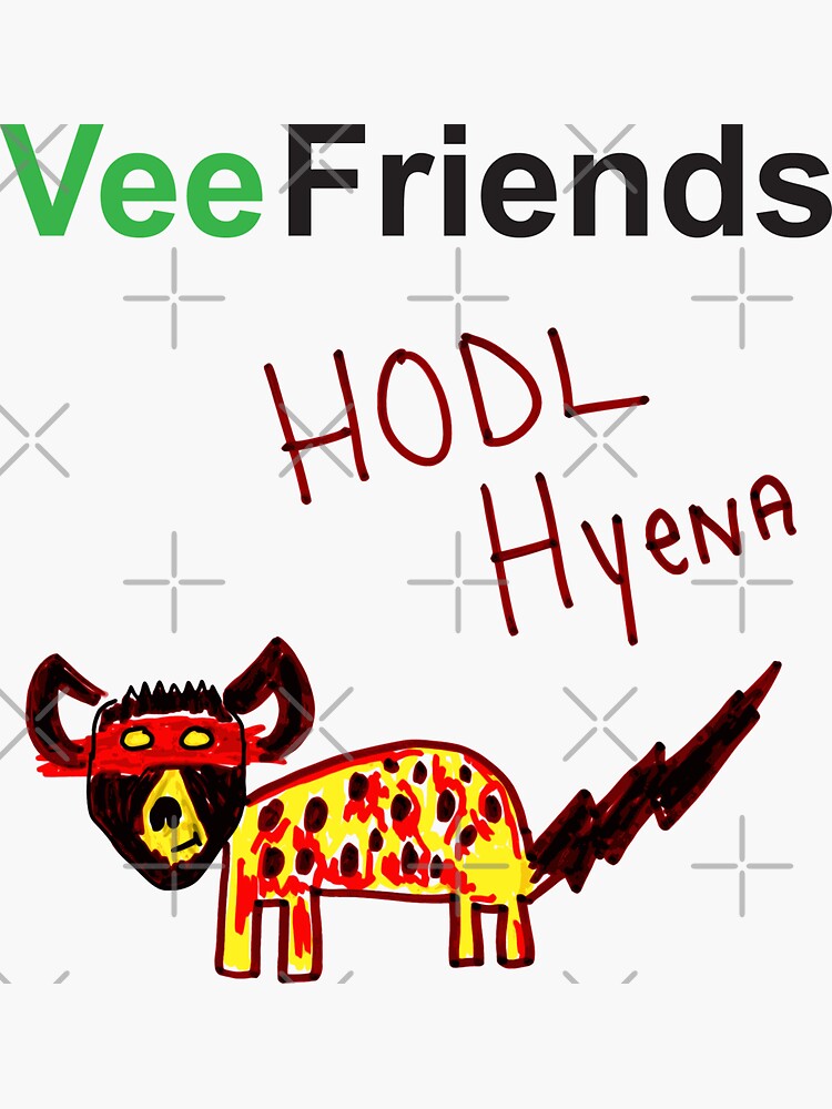 " Gary Vaynerchuk and VeeFriends - HOLD Hyena" Sticker for Sale by ...