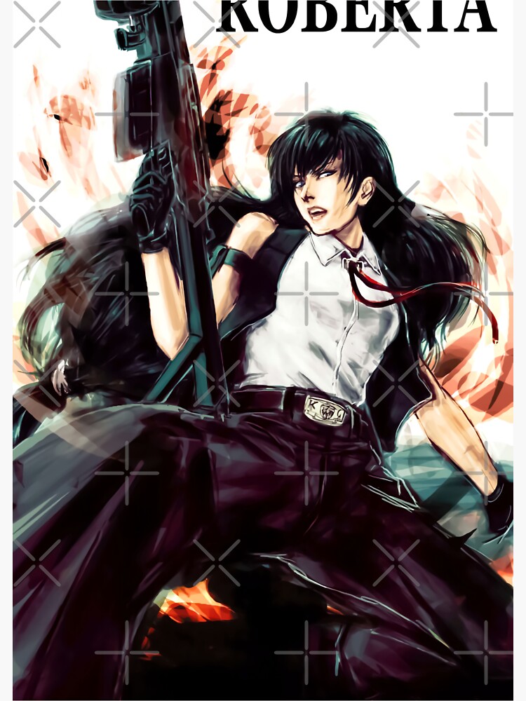 "Roberta Black Lagoon Design Fanart" Sticker for Sale by antioneart ...