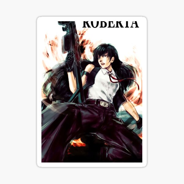 "Roberta Black Lagoon Design Fanart" Sticker for Sale by antioneart ...