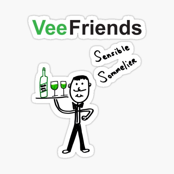 "Gary Vaynerchuk and VeeFriends - Sensible Sommelier" Sticker for Sale ...