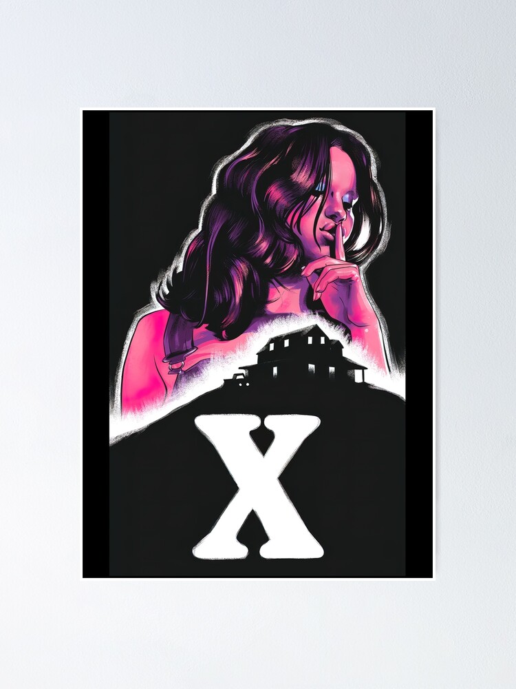 "X Movie, X Horror Movie" Poster for Sale by LadariusWaters | Redbubble
