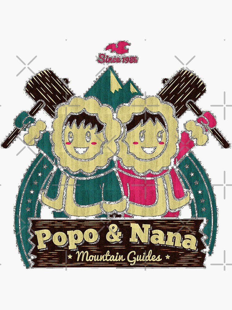 "Popo and Nana" Sticker for Sale by RikiFia77 | Redbubble
