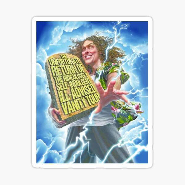 "weird al" Sticker for Sale by agnimukazeto | Redbubble