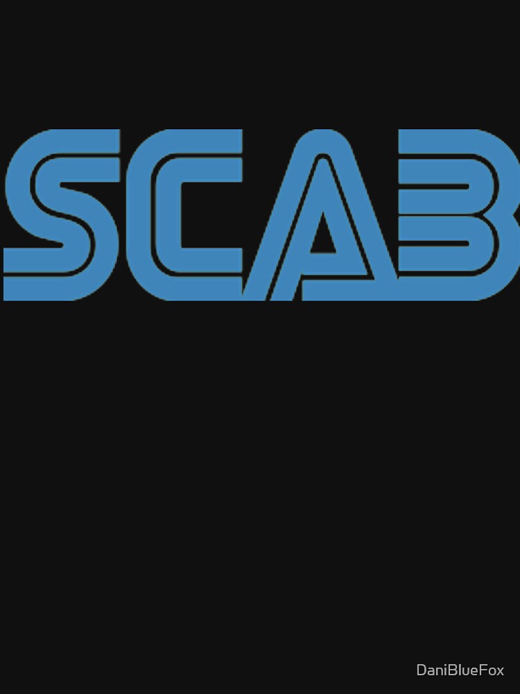 "SCAB (SEGA Logo style)" T-shirt for Sale by DaniBlueFox | Redbubble