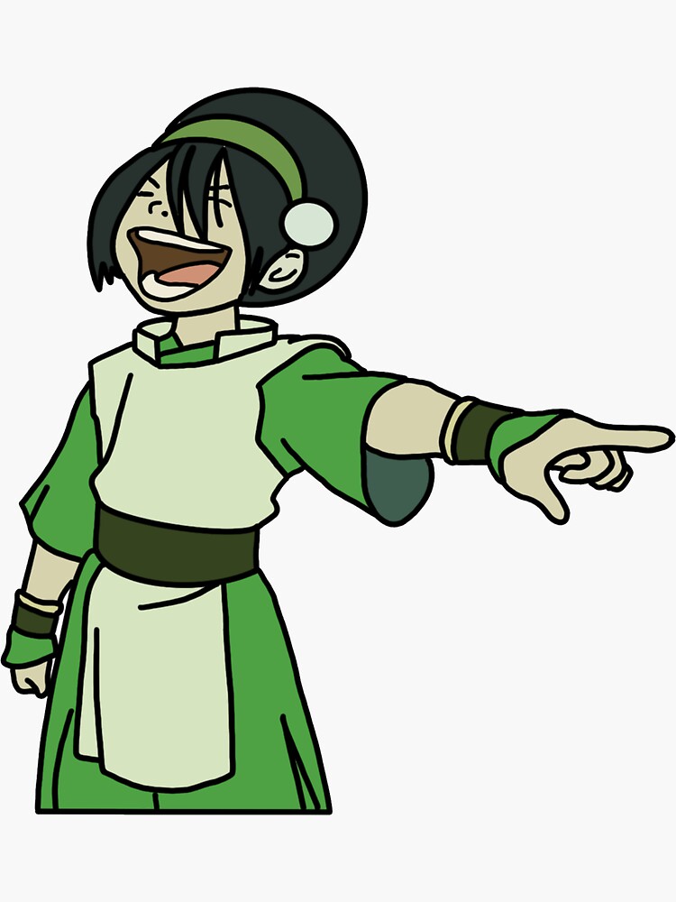 "Toph" Sticker for Sale by DigitalRedesign | Redbubble