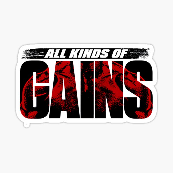 "Hodgetwins gains" Sticker for Sale by JurgeThiel | Redbubble