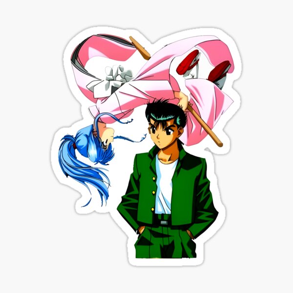 "Anime yu yu hakusho" Sticker for Sale by Leoeshkov | Redbubble