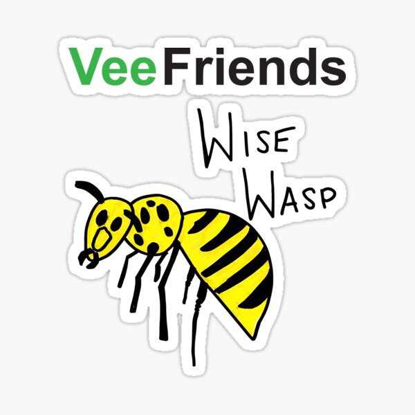 "Gary Vaynerchuk and VeeFriends - Wise Wasp" Sticker for Sale by ...