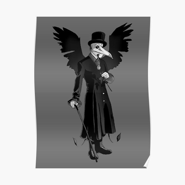 "SCP-049 Plague Doctor " Poster for Sale by TheBullishRhino | Redbubble