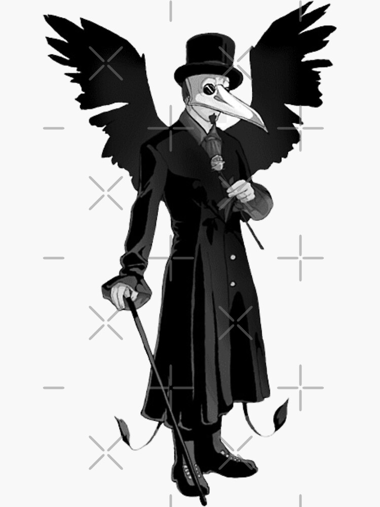 "SCP-049 Plague Doctor " Sticker for Sale by TheBullishRhino | Redbubble