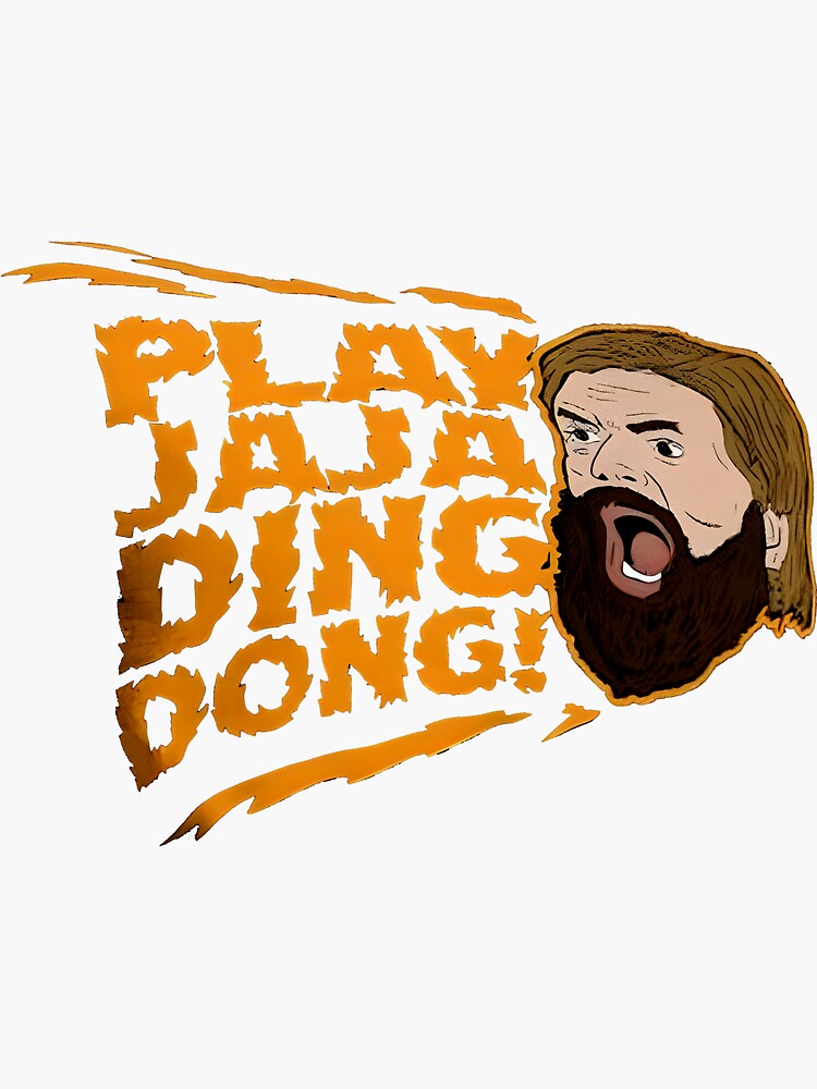 "" Play Jaja Ding Dong meme"" Sticker for Sale by NicoStraub | Redbubble