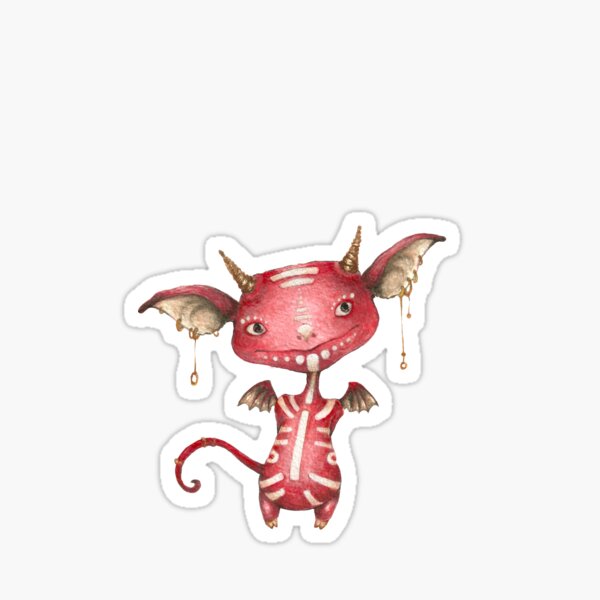 "Imp" Sticker by EvijaOga | Redbubble