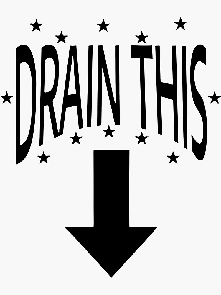 "Drain gang quotes" Sticker for Sale by Rennberg | Redbubble