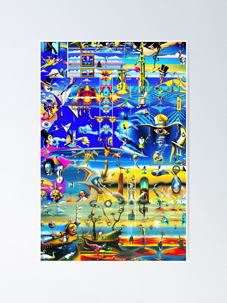 "Dalle-2 Dali Surrealism Poster" Poster for Sale by EuclidHueman ...