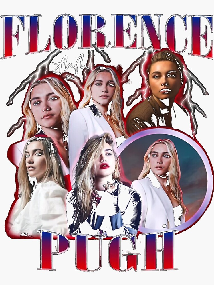 "MISS FLO - FLORENCE PUGH" Sticker for Sale by JoesphHarris | Redbubble