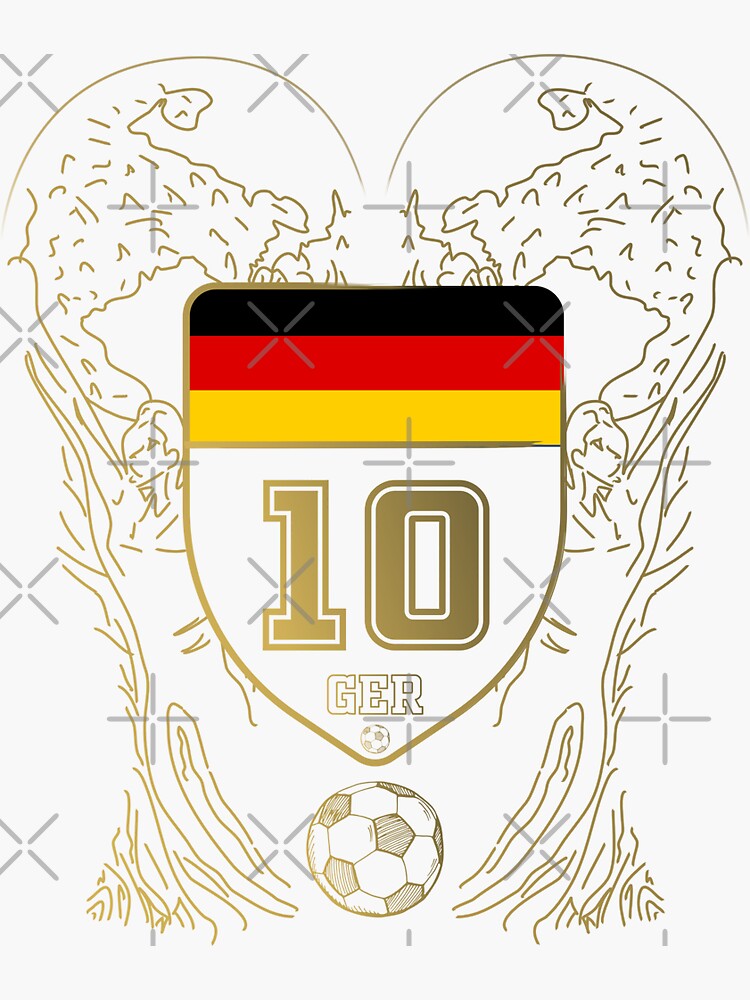 "Football world cup - Germany badge & trophy" Sticker for Sale by ...