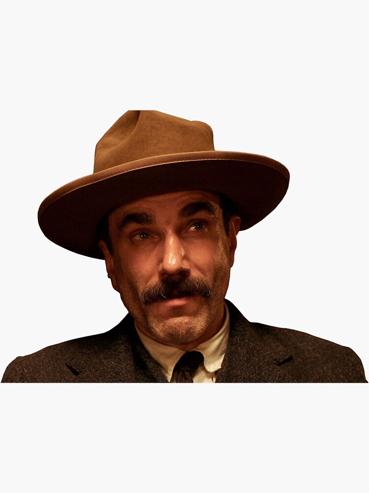 "Daniel Plainview There Will Be Blood" Sticker for Sale by leisureDept ...