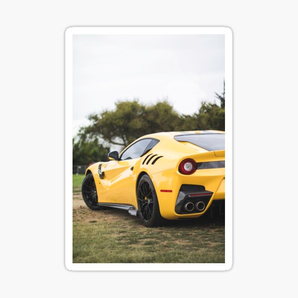 "Ferrari F12 TDF" Sticker for Sale by JWKexotics | Redbubble