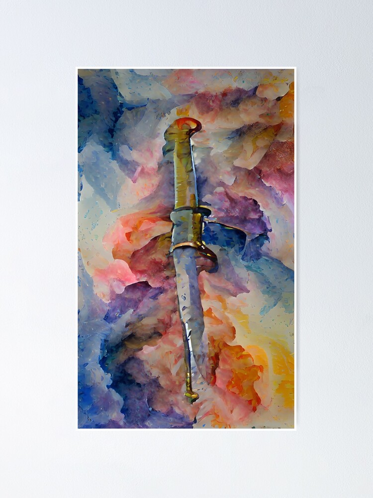 "'The Dagger, Knife, Short Sword'" Poster for Sale by Bako24 | Redbubble