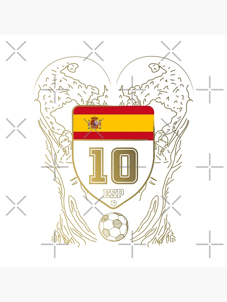 "Football world cup - Spain badge & trophy" Poster for Sale by Polyxz ...