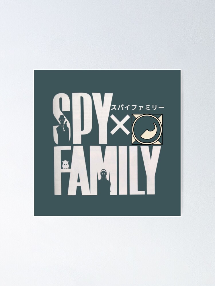 "spy x family logo" Poster for Sale by bluessky | Redbubble