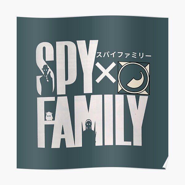 "spy x family logo" Poster for Sale by bluessky | Redbubble