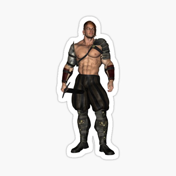 "Warrior David 5/6" Sticker for Sale by 3D-Warrior | Redbubble