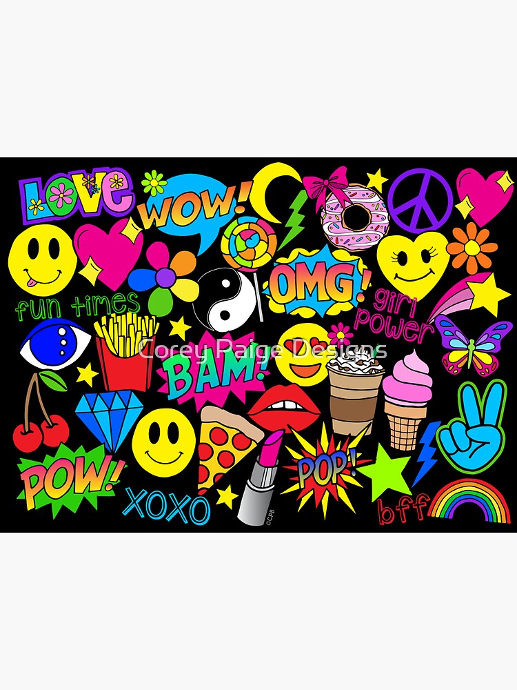 "Fun Times Pop Art" Sticker for Sale by Corey-Paige | Redbubble