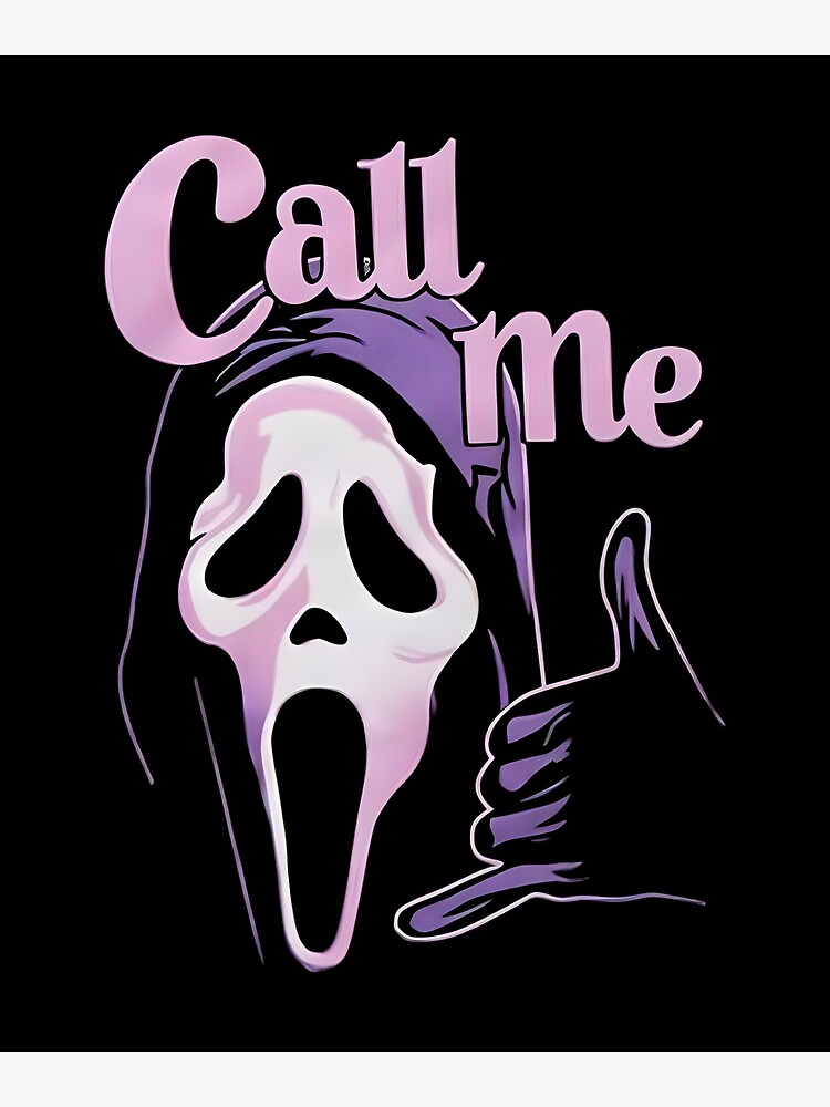 "Scream Ghost Face Call Me Boyfriend" Photographic Print for Sale by ...