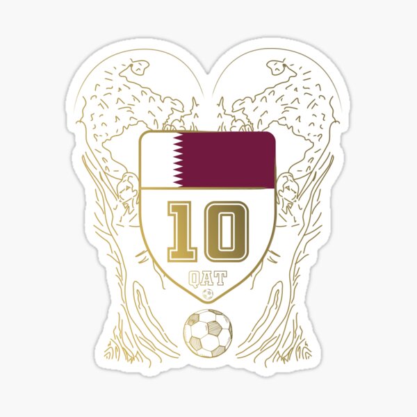 "Football world cup - Qatar badge & trophy" Sticker for Sale by Polyxz ...
