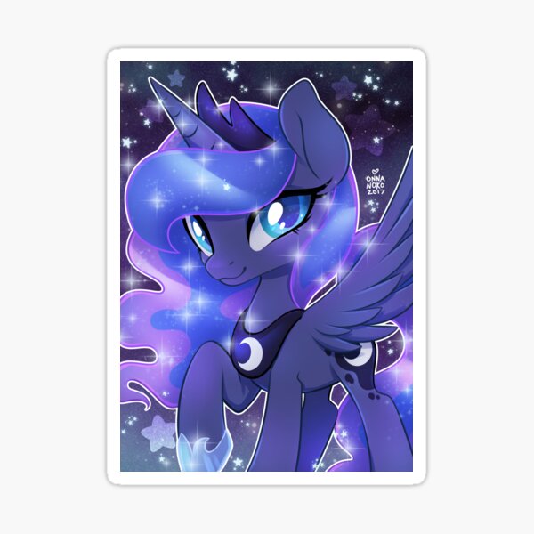 "Princess Luna" Sticker for Sale by Onnanoko | Redbubble