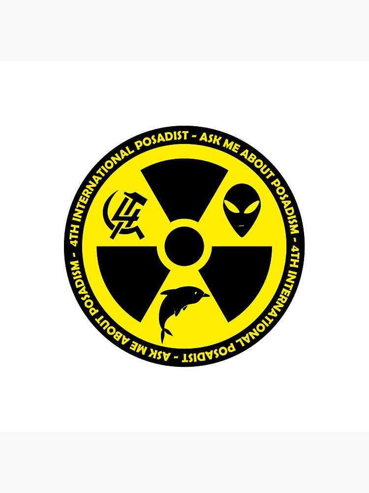 Posadist Ask Me About Posadism Nuclear Pin Button sold by Carla Melo ...