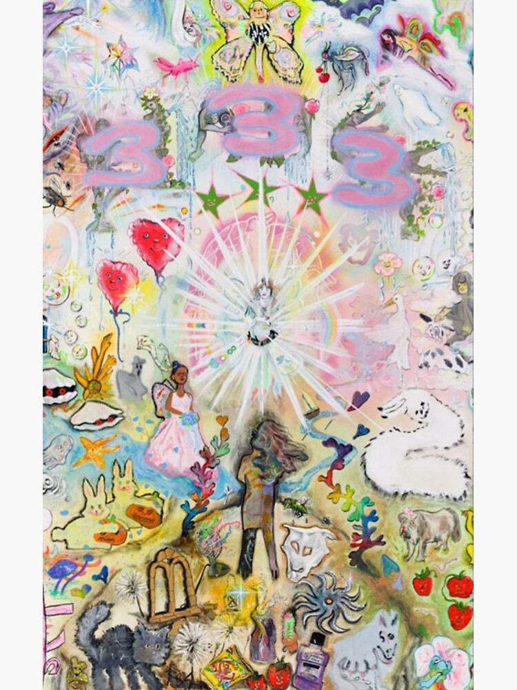 "Bladee 333 poster" Sticker for Sale by f4t4lfr4m3 | Redbubble