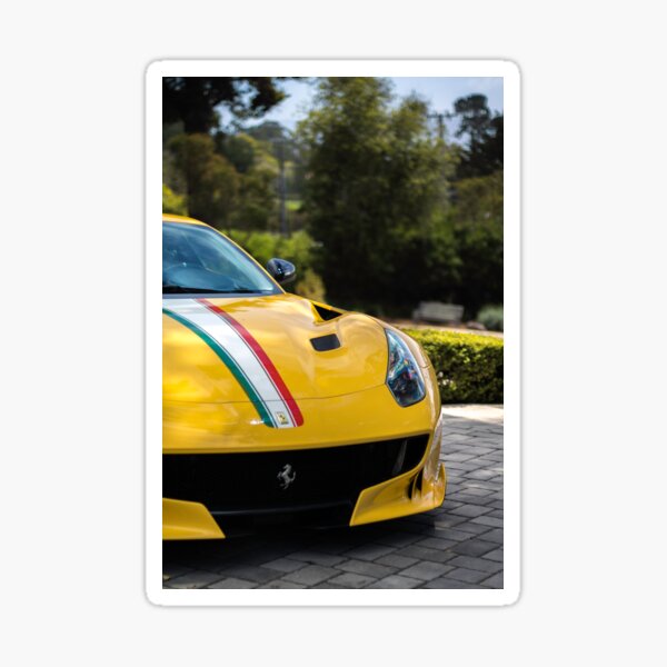 "Ferrari F12 TDF" Sticker for Sale by JWKexotics | Redbubble