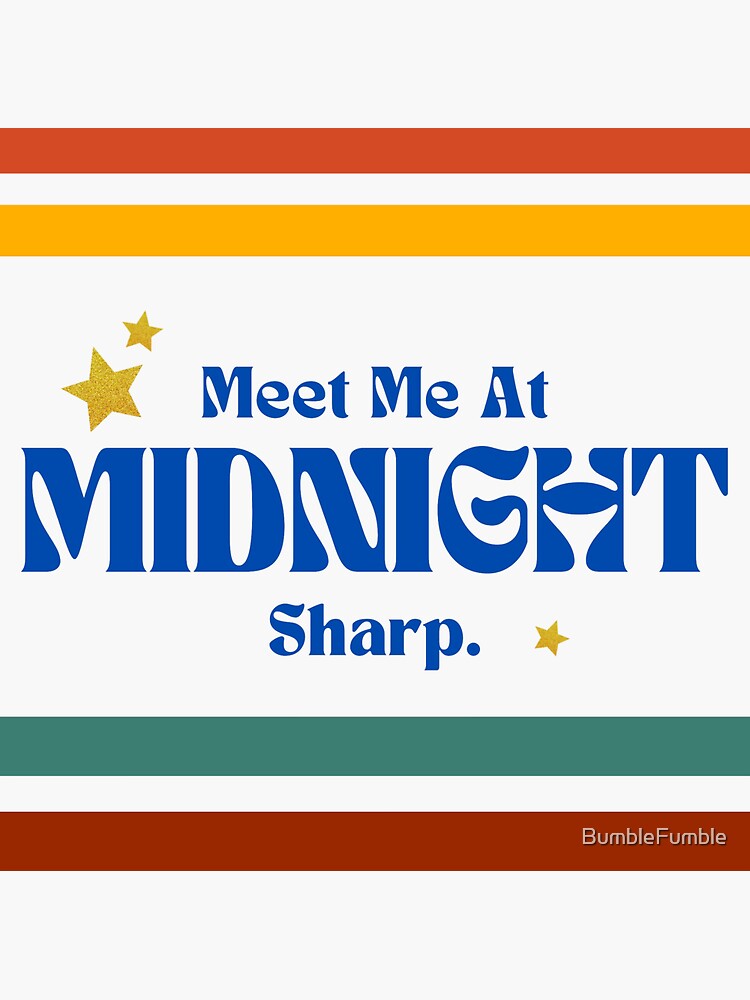 "Taylor Swift Midnights Sharp " Sticker for Sale by BumbleFumble ...
