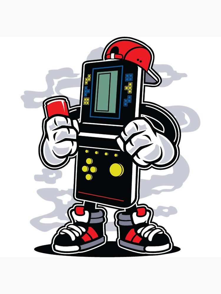 "Vector cartoon mp3 player illustration" Poster for Sale by ...