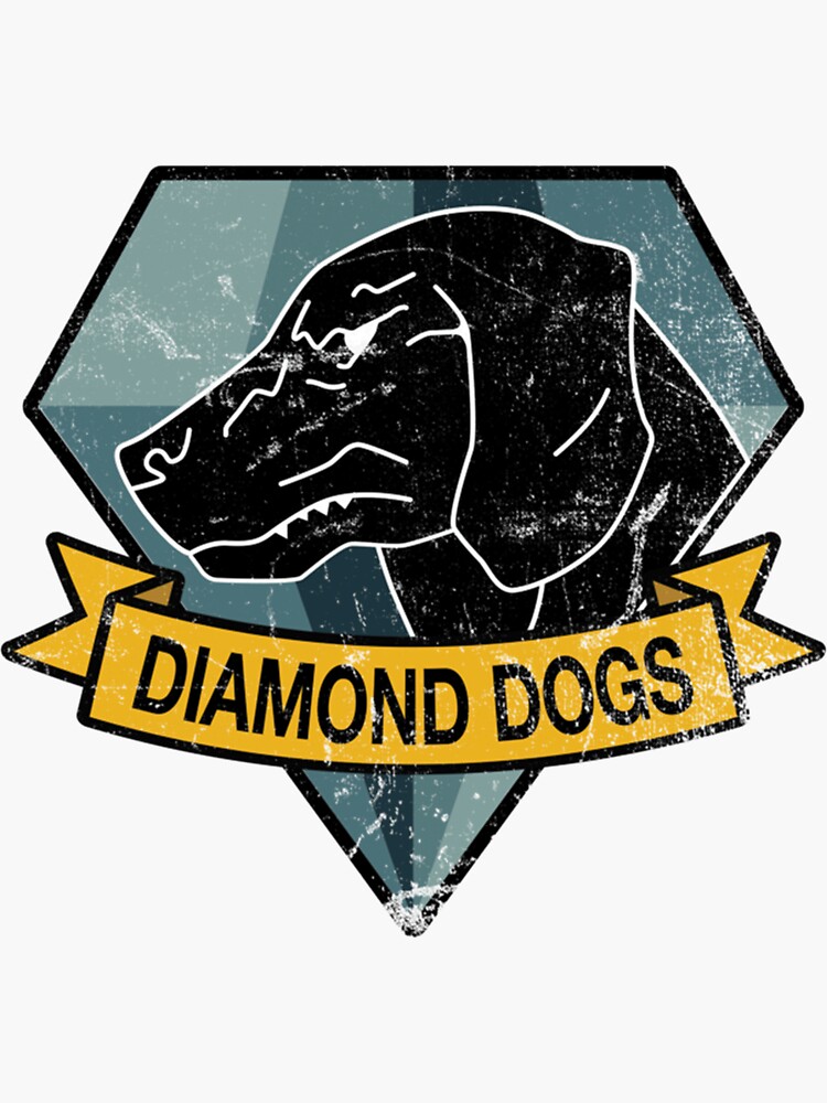 "MGS - DIAMOND DOGS Logo" Sticker for Sale by NedSnyder | Redbubble