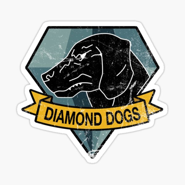 "MGS - DIAMOND DOGS Logo" Sticker for Sale by NedSnyder | Redbubble