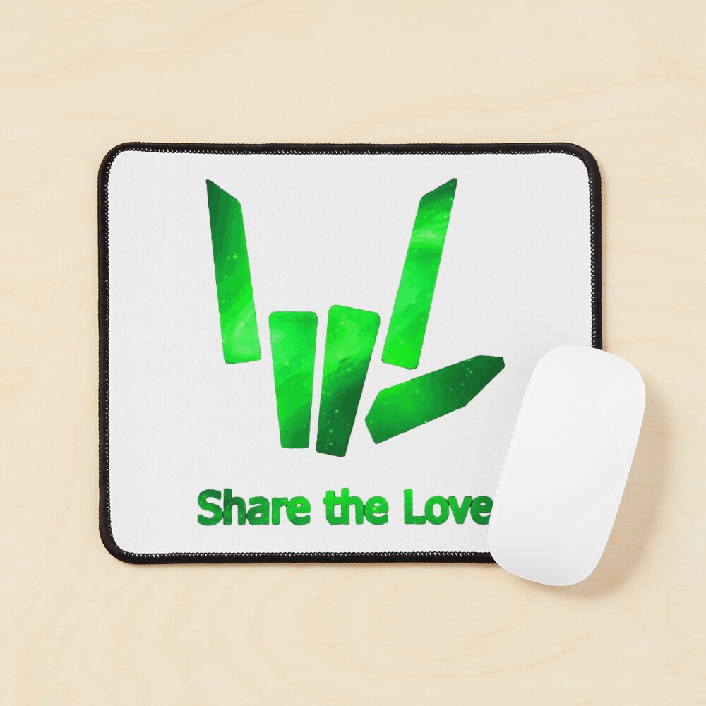 "share The Love , Share The Love green Galaxy Logo, Share The Love ...