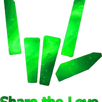"share The Love , Share The Love green Galaxy Logo, Share The Love ...