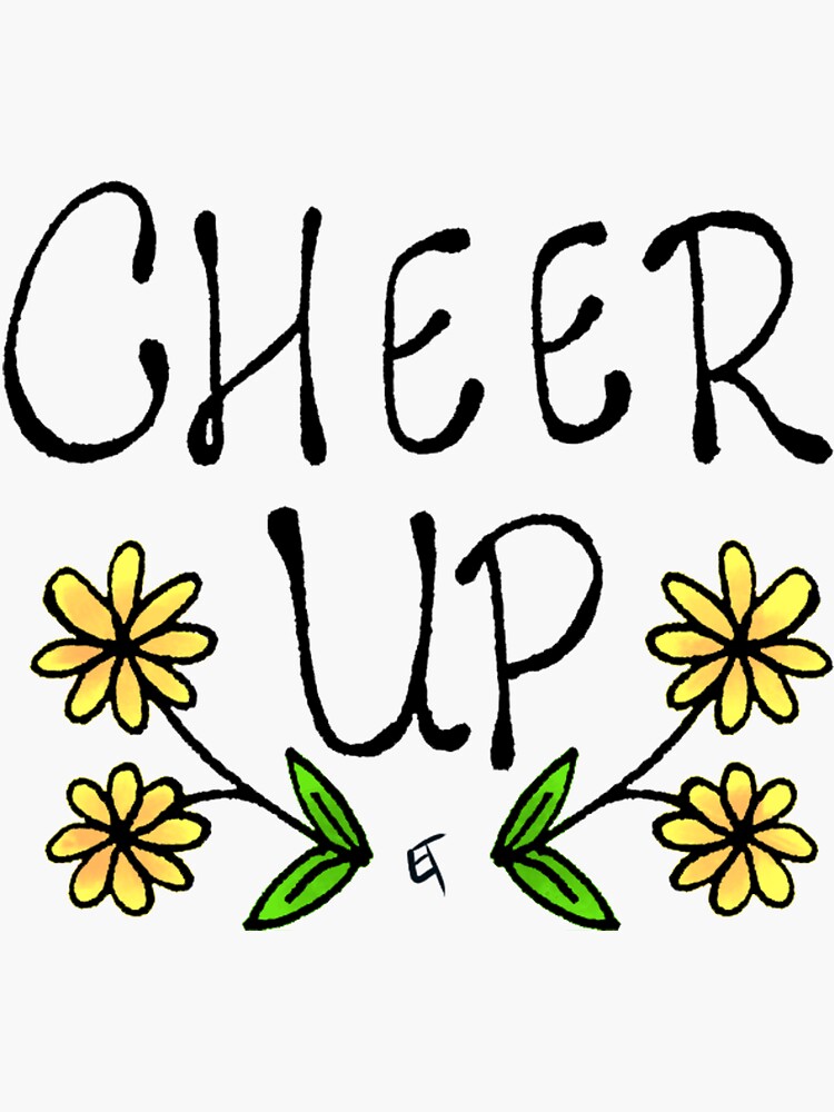 "Cheer Up" Sticker for Sale by froggal13 | Redbubble
