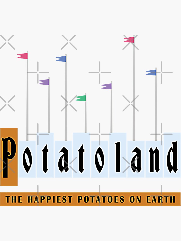 "Bright Emotional Competition Star Villain Humor Potatoland Retro ...