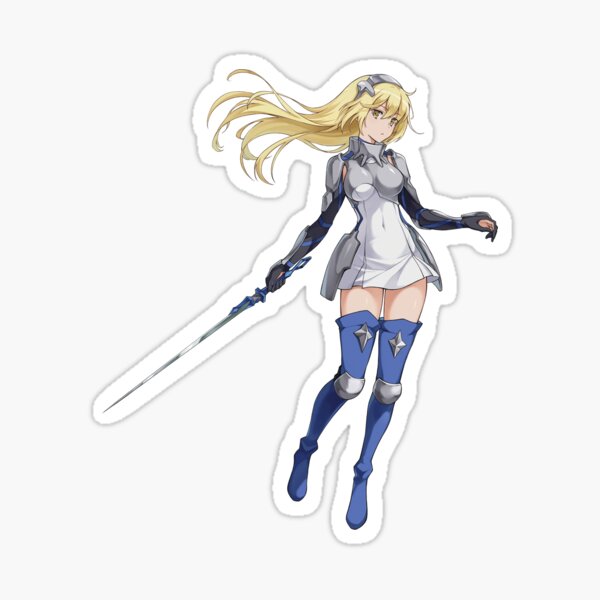 "Danmachi - Aiz" Sticker for Sale by Recup-Tout | Redbubble