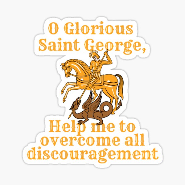 "Saint George" Sticker for Sale by ramazis | Redbubble