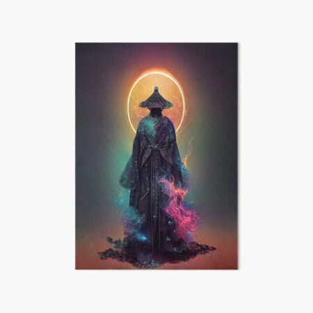 "Cosmic mage, remastered, AI generated artwork" Art Board Print for ...