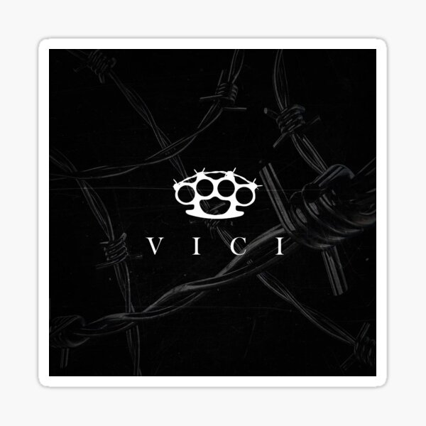 "Vici logo with razor wires" Sticker for Sale by hamzaskhy37 | Redbubble