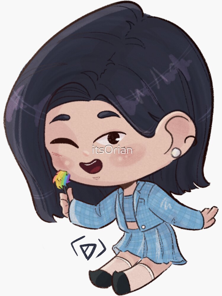 "Chibicatcher Solo (Gahyeon)" Sticker for Sale by Krisarts | Redbubble